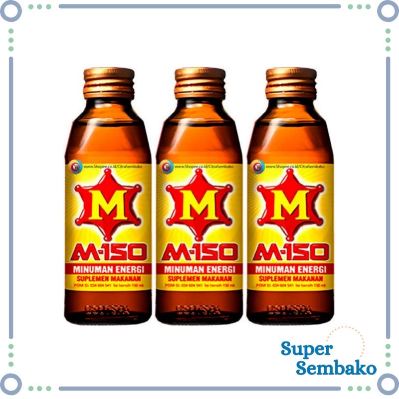 Jual MINUMAN ENERGI SUPLEMEN M-150 / M 150 / M150 MINUMAN PENAMBAH ...