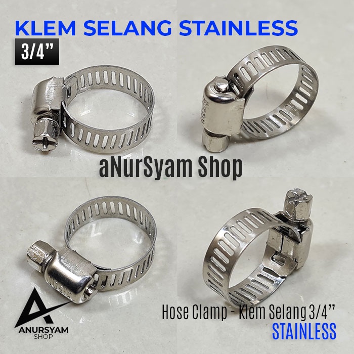 Jual Klem Selang STAINLESS / Klem Selang Gas / Klem Selang Air | Shopee ...