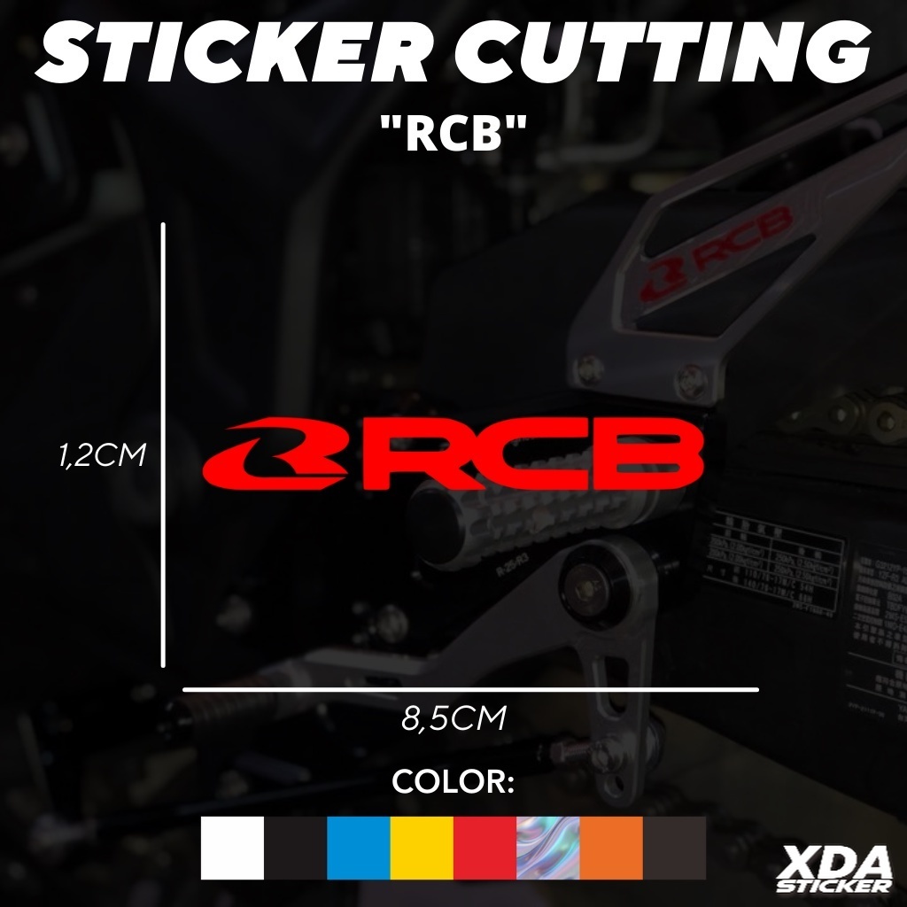 Jual STIKER/STICKER CUTTING RCB KECIL | Shopee Indonesia