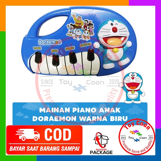 Jual Mainan Piano Anak / Piano Doraemon / Mainan Musik Edukasi Anak ...