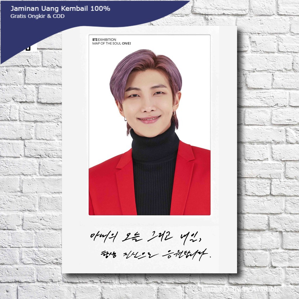 Jual Poster BTS RM EXHIBITION Map Of The Soul ONE A3+ RM084 | Shopee ...