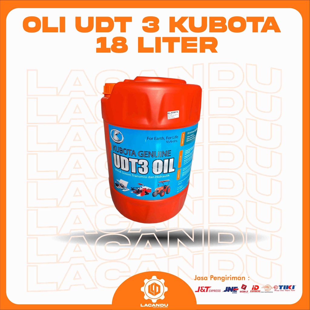 Jual OLI UDT 3 KUBOTA 18 LITER for COMBINE HARVESTER LACANDU PART | Shopee Indonesia