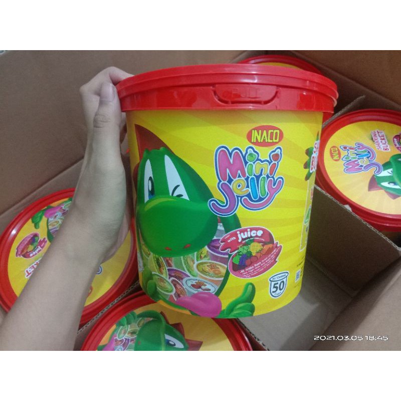 Jual Inaco Mini Jelly Sharing Bucket (1 bucket isi 50 cups) | Shopee ...