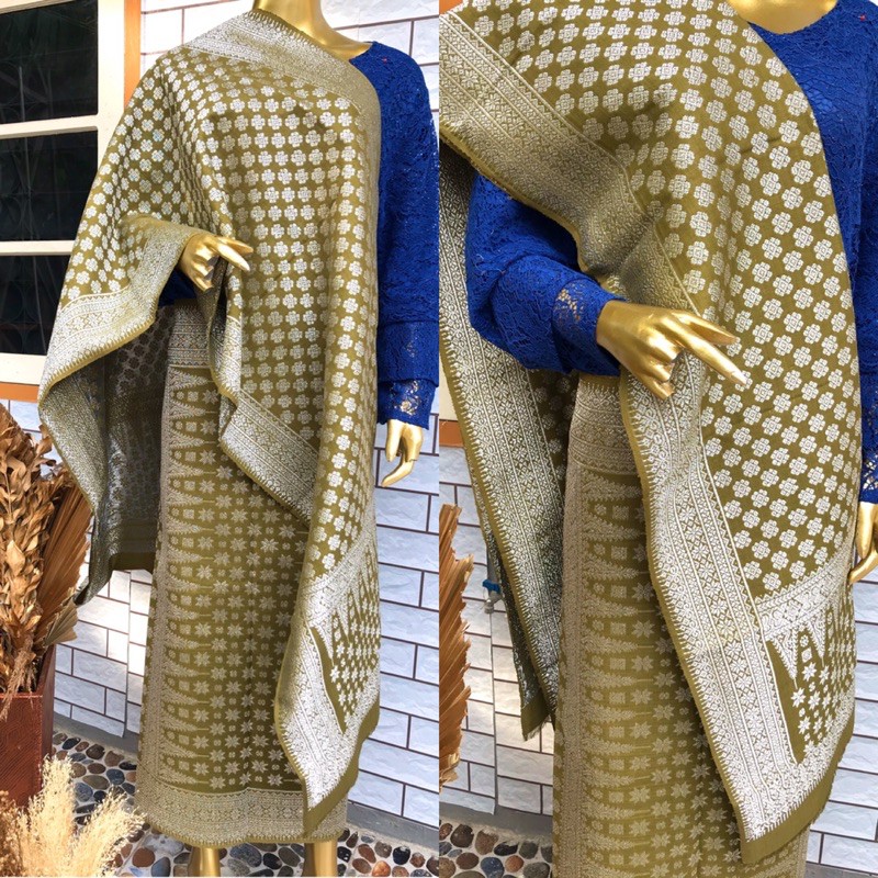 Jual SONGKET LEPUS 1 BENANG ORI - SONGKET TENUN TANGAN ASLI PALEMBANG | Shopee Indonesia