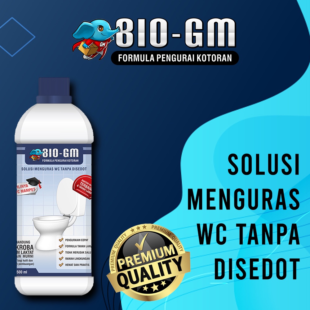 Jual OBAT SEPTIC TANK PENUH/ wc LUBER - BIO GM tanpa sedot | Shopee ...