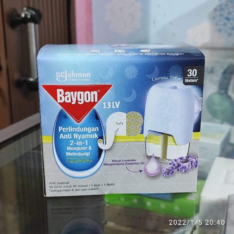 Jual Baygon Electric Lavender 22ml - 30hari Tanpa Asap Sudah Termasuk Alat Obat Nyamuk Colok ...