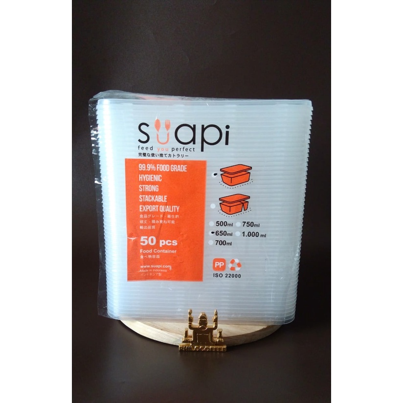 Jual Suapi Food Container 650ml | Thinwall Kotak Makan Plastik ...