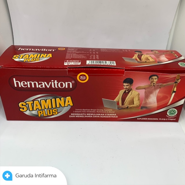 Jual Hemaviton Stamina Plus Box 50 kapsul | Shopee Indonesia
