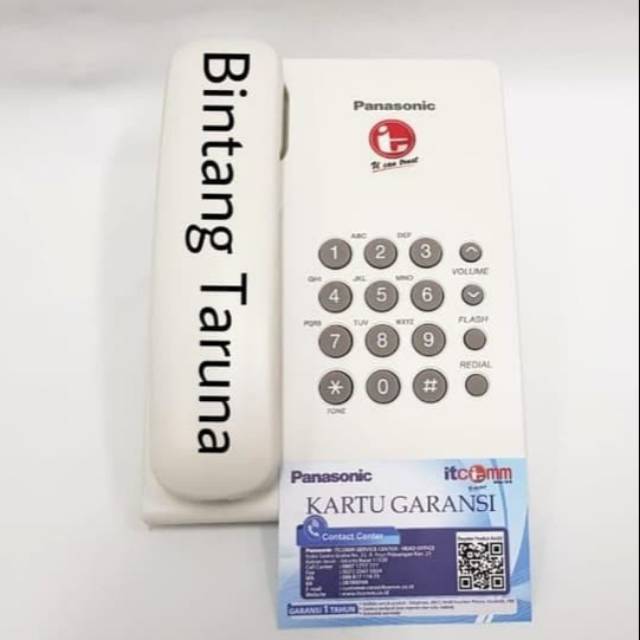 Jual Telepon Kabel Panasonic KX-TS505MX Panasonic KX-TS505MXW (Putih ...