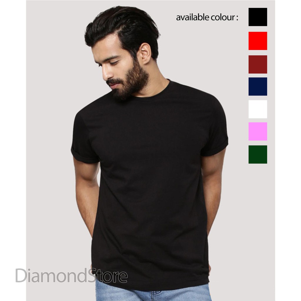 Jual PREMIUM!!! Baju Kaos basic style polos polosan SOLID distro pria ...
