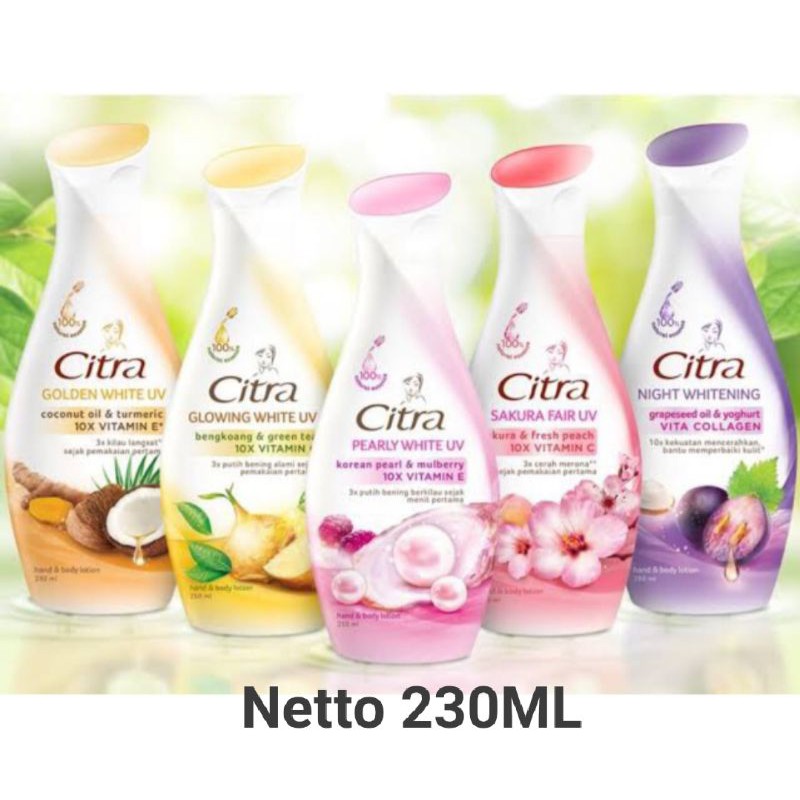 Jual Citra Hand & Body Lotion 230ML | Shopee Indonesia