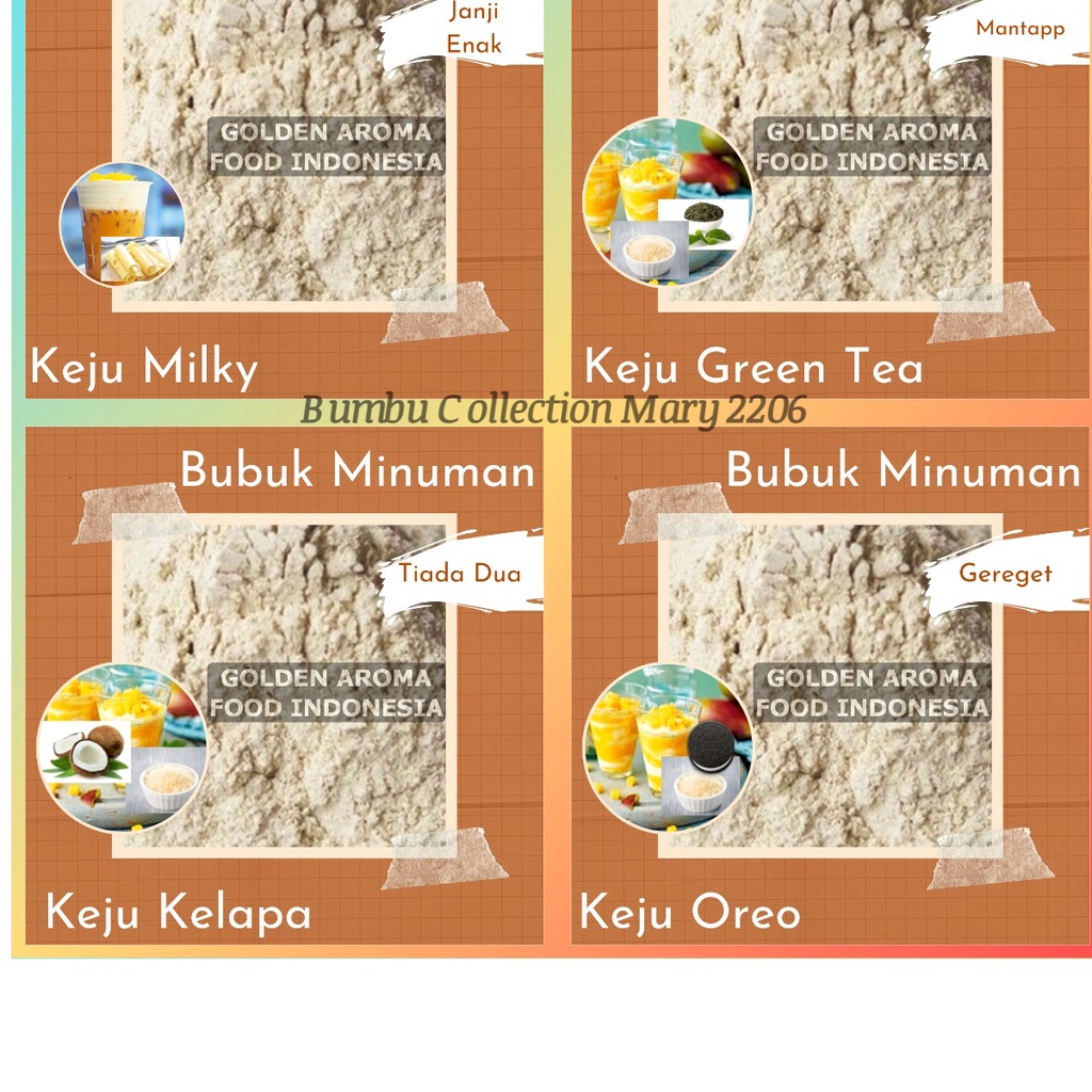 Jual BUBUK MINUMAN KEJU MILKY 50 GRAM GREEN TEA KELAPA MILKY OREO ...