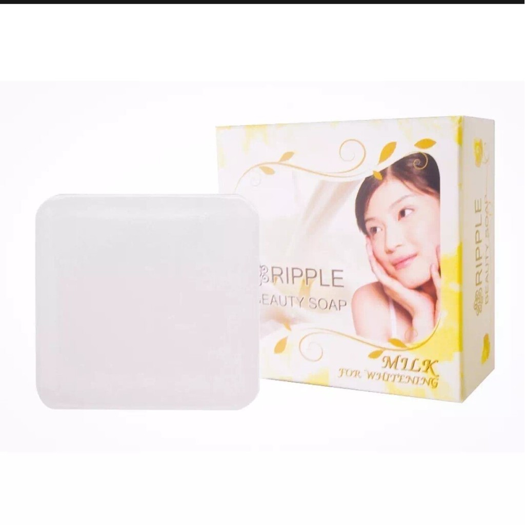 Jual (5 pcs) RIPPLE BEAUTY SOAP - MILK 100 Gr | Shopee Indonesia