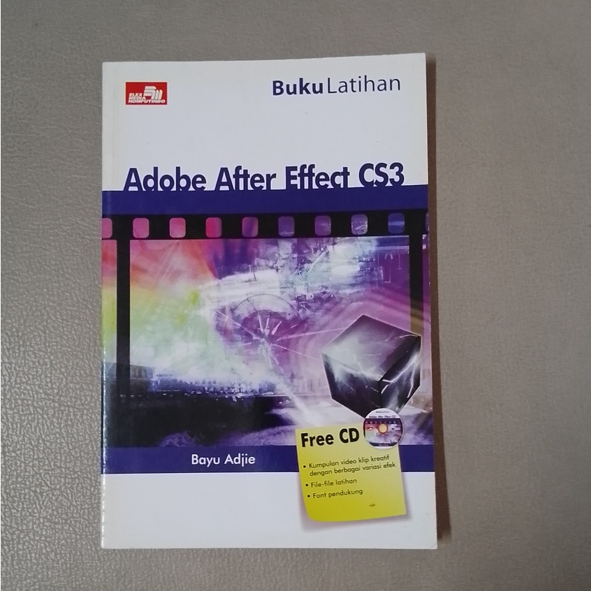 Jual Buku Adobe After Effect CS3 / Buku Komputer / Buku Latihan Adobe / Buku Bekas Murah ...