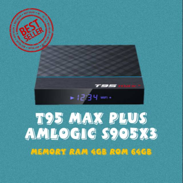 Jual STB Android Box Merk T95 Max Plus | Shopee Indonesia
