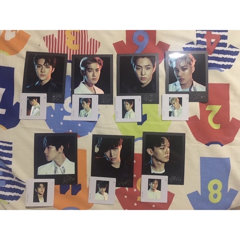 Jual Polaroid exordium exo official set lay chen baekhyun kai xiumin ...