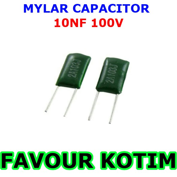 Jual MYLAR CAPACITOR 103 10KP 10NF 100V KAPASITOR MILAR FVKOTIM | Shopee Indonesia