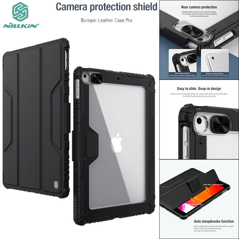 Jual Nillkin Bumper Pro Flip Case iPad 10.2 - Camshield 7 8 9 7th 8th ...