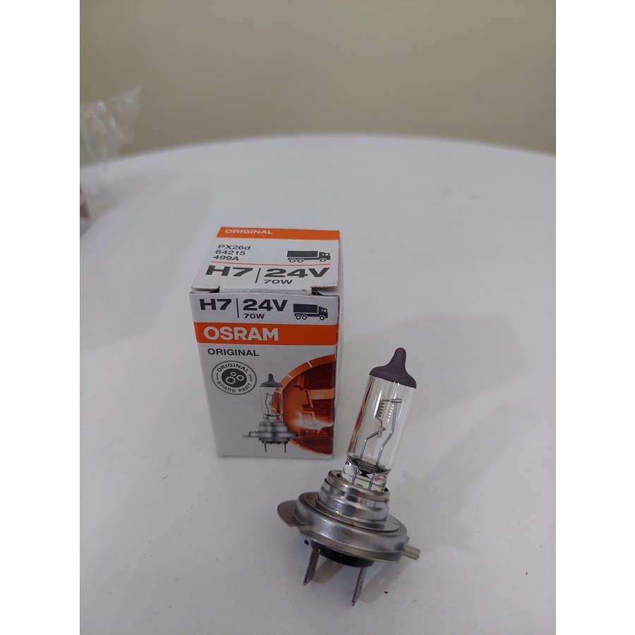 Jual Lampu Bohlam Osram H7 24v 70 Watt Truck Truk Original | Shopee ...