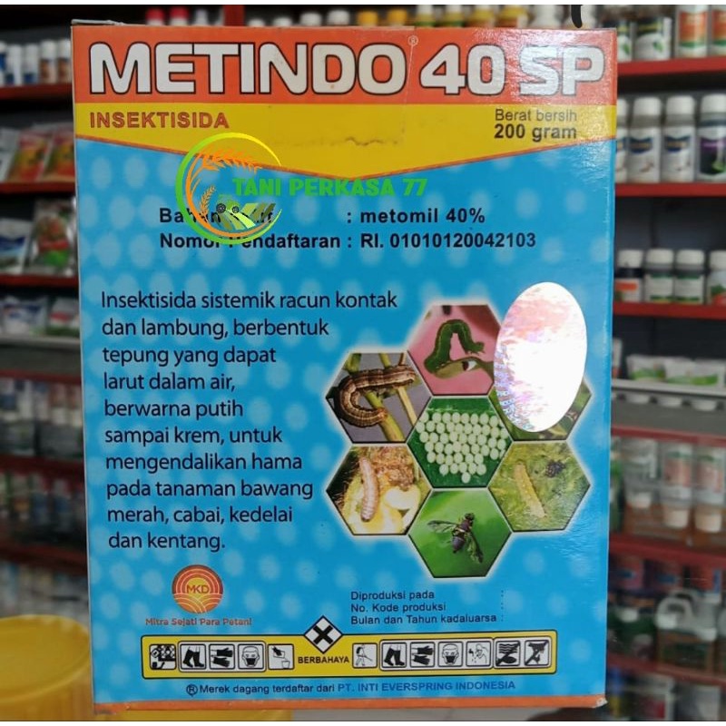 Jual Obat pertanian pembunuh serangga insektisida METINDO 40 SP 200 ...