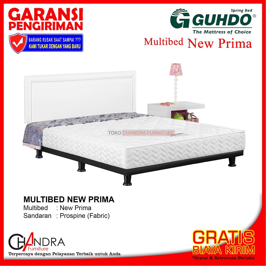Jual Springbed Guhdo Multibed New Prima Prospine 180 Cm - Bed Set | Shopee Indonesia