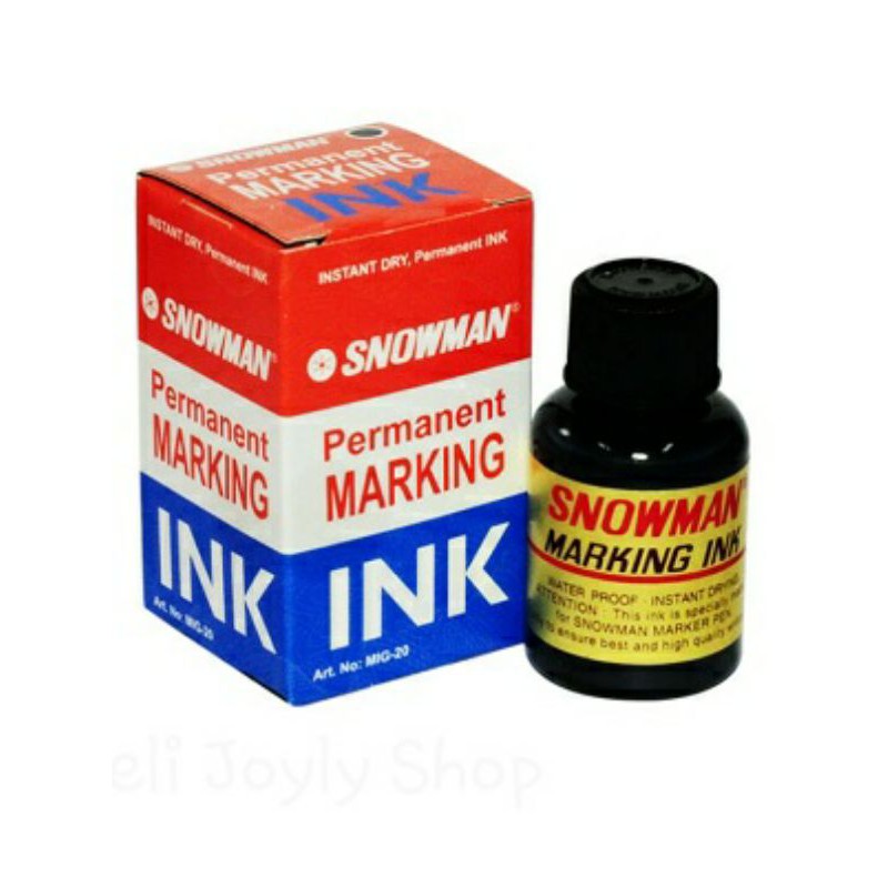 Jual Tinta Snowman Permanent marking(minimal order 30.000 mix) | Shopee ...