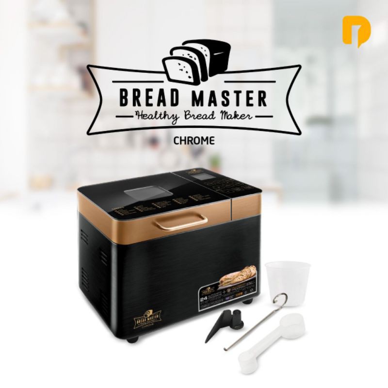 Jual Buat Roti Paling praktis!! || Breadmaster Chrome | Shopee Indonesia