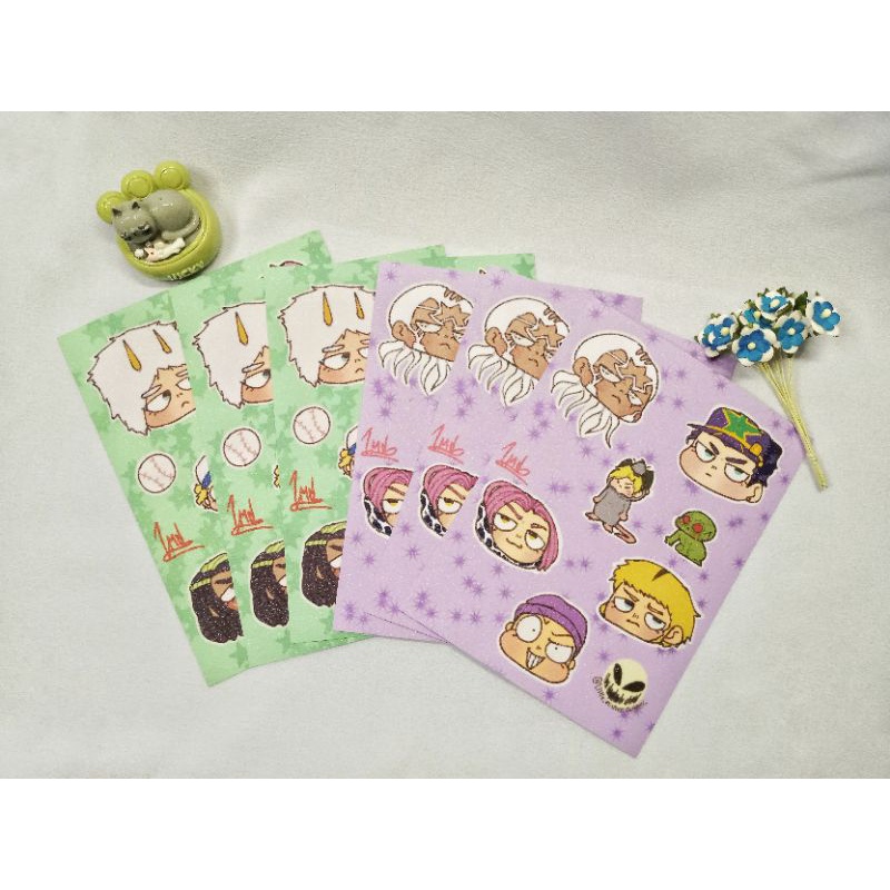 Jual Sticker Sheets Jojo's Bizarre Adventure Stone Ocean | Shopee Indonesia