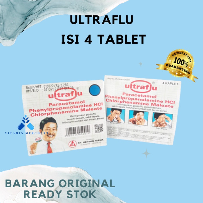 Jual ULTRAFLU STRIP 4 TABLET | Shopee Indonesia