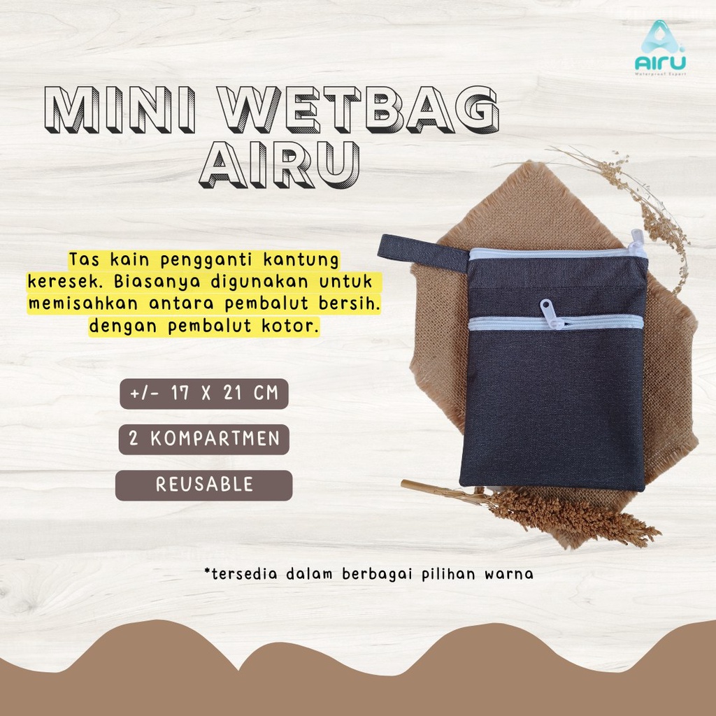 Jual AIRU - WETBAG KECIL - tas anti air kecil waterproof untuk membawa ...