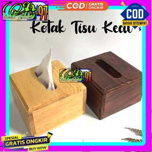 Jual KOTAK TISU SMALL/ TEMPAT TISU KAYU KECIL / BOX TISSUE / KOTAK TISU ...