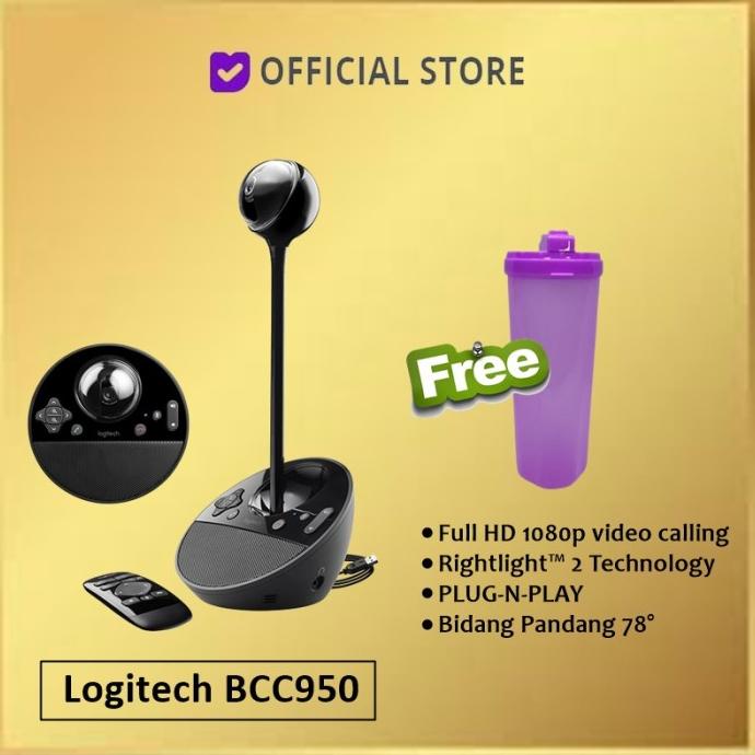 Jual Logitech BCC950 Conference Cam WebCam Camera | Shopee Indonesia