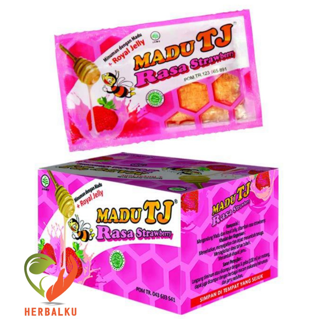 Jual Madu TJ Sachet Rasa Strawberry (@12sachet) | Shopee Indonesia