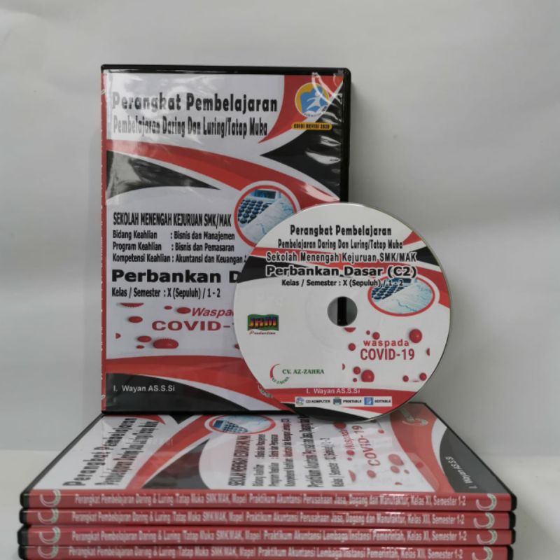 Jual cd rpp k13 versi 1 lembar daring luring SMK mapel Perbankkan Dasar ...