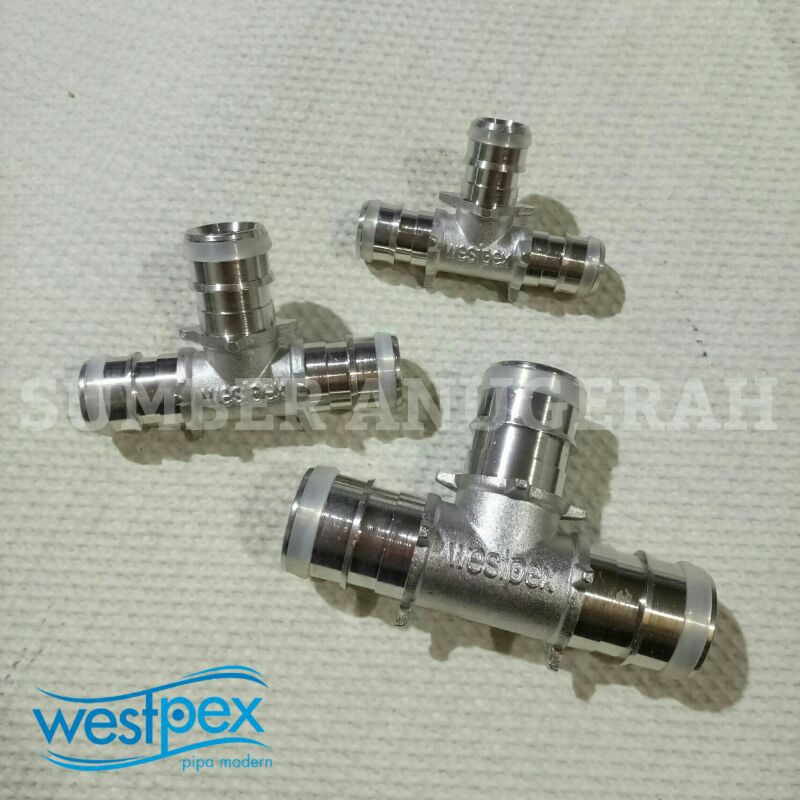 Jual Fitting T Tee Expander Westpex Copper T16 T20 T25 | Shopee Indonesia