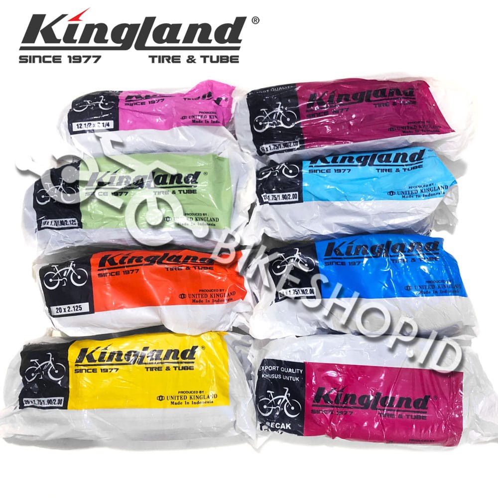 Jual Ban Dalam Sepeda KINGLAND Uk 12" / 16" / 18" / 20" / 24" / 26" / 28" Semua Ukuran | High ...