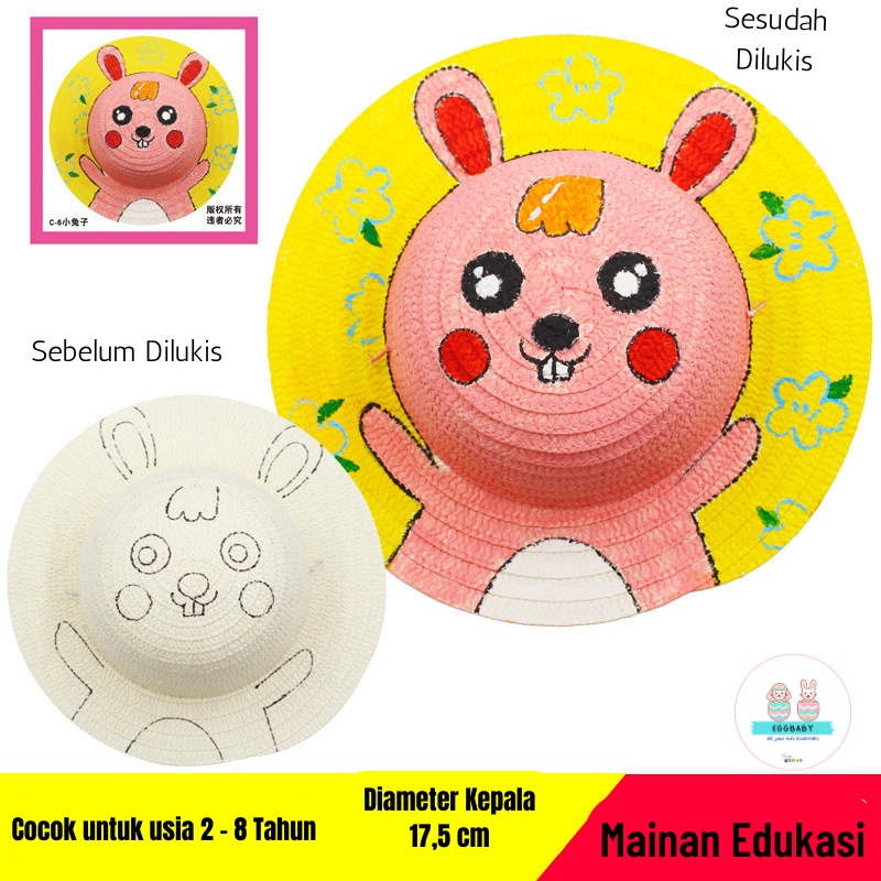 Jual EGGBABY DIY Melukis Topi | Melatih fokus anak dan imajinasi anak ...