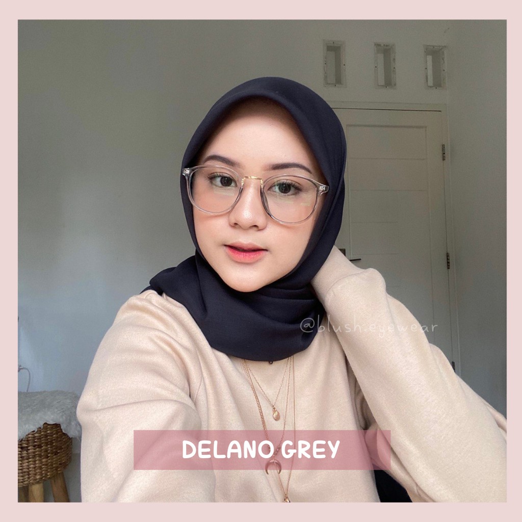 Jual FRAME KACAMATA WANITA DELANO GREY | Shopee Indonesia