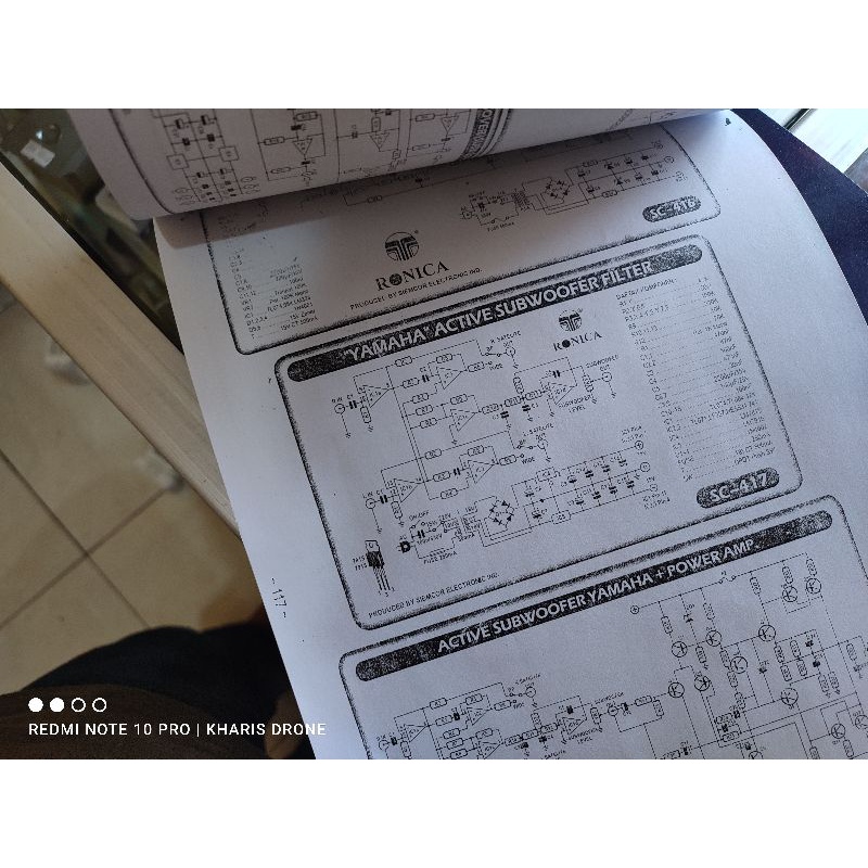 Jual Kumpulan Rangkian PCB Ronika 400 skema Barang Jadul | Shopee Indonesia