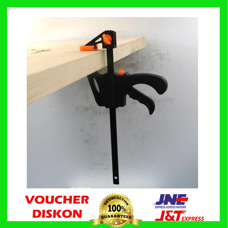 Jual Ratcheting Clamp Penjepit Kayu 4 Inch - Penjepit Kayu - Penahan ...