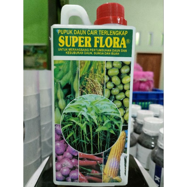 Jual Super Flora 1Liter Pupuk Daun Lengkap Kaya Akan Nutrisi Untuk ...