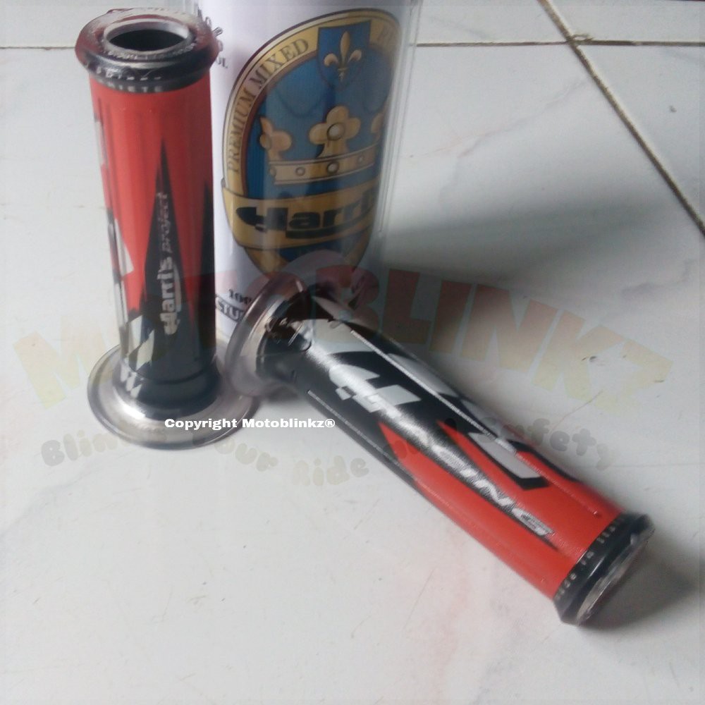 Jual Harris Handgrip Premium Motif Racing Flag Red Limited cls 373 ...