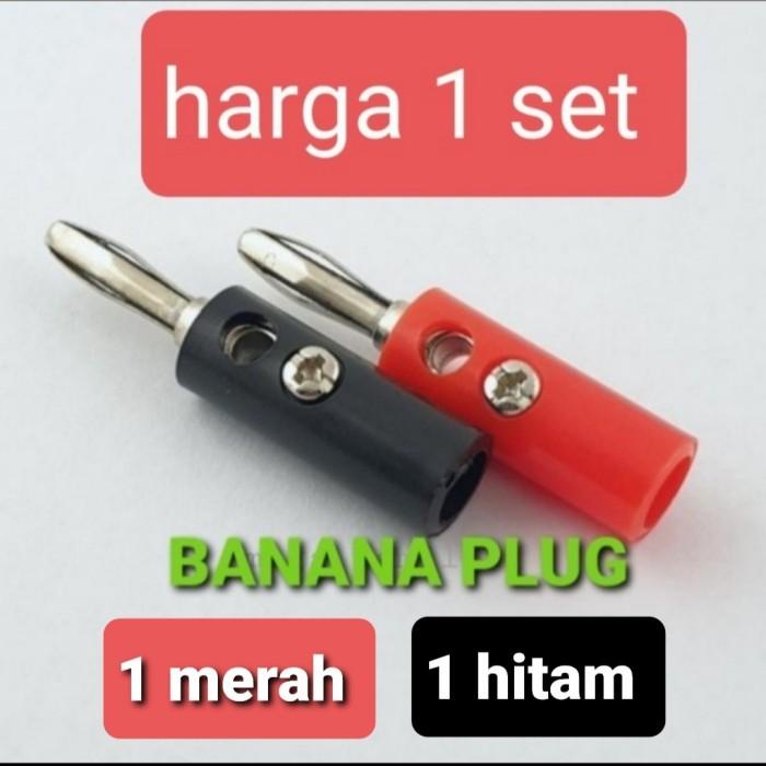 Jual colokan jack soket jek banana plug bulat segi mh steker bush ...