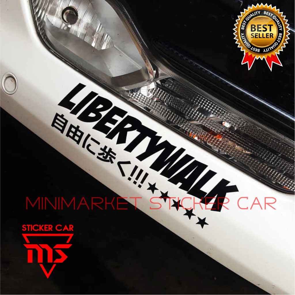 Jual jdm kanji sticker stiker mobil motor laptop libertywalk | Shopee ...