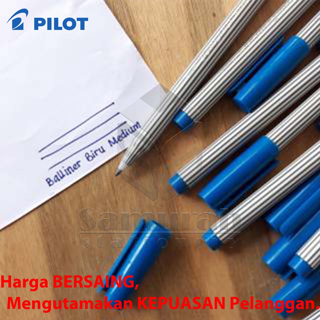 Jual Ballpoint Pilot Balliner 0.8 mm / Pulpen Baliner 08 mm / Pen Cabut ...