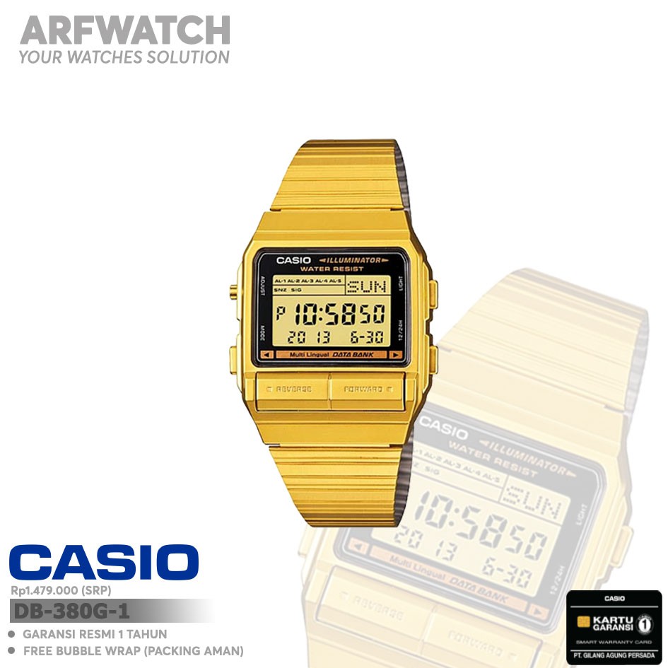 Jual Casio General DB-380G-1 / DB-380G-1DF Original | Shopee Indonesia