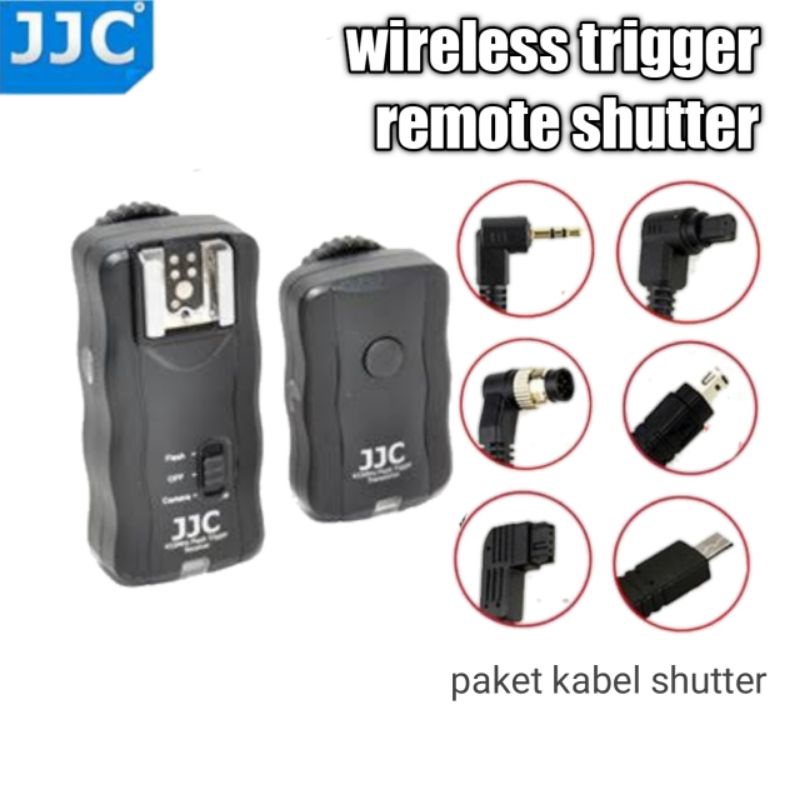 Jual JJC Wireless Trigger 433MHz Paket Remote Shutter | Shopee Indonesia
