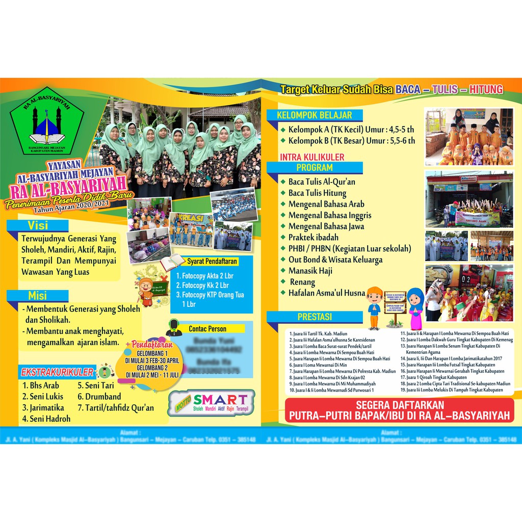 Jual CETAK BROSUR PPDB PAUD/RA/KB/SD/TK MURAH | Shopee Indonesia