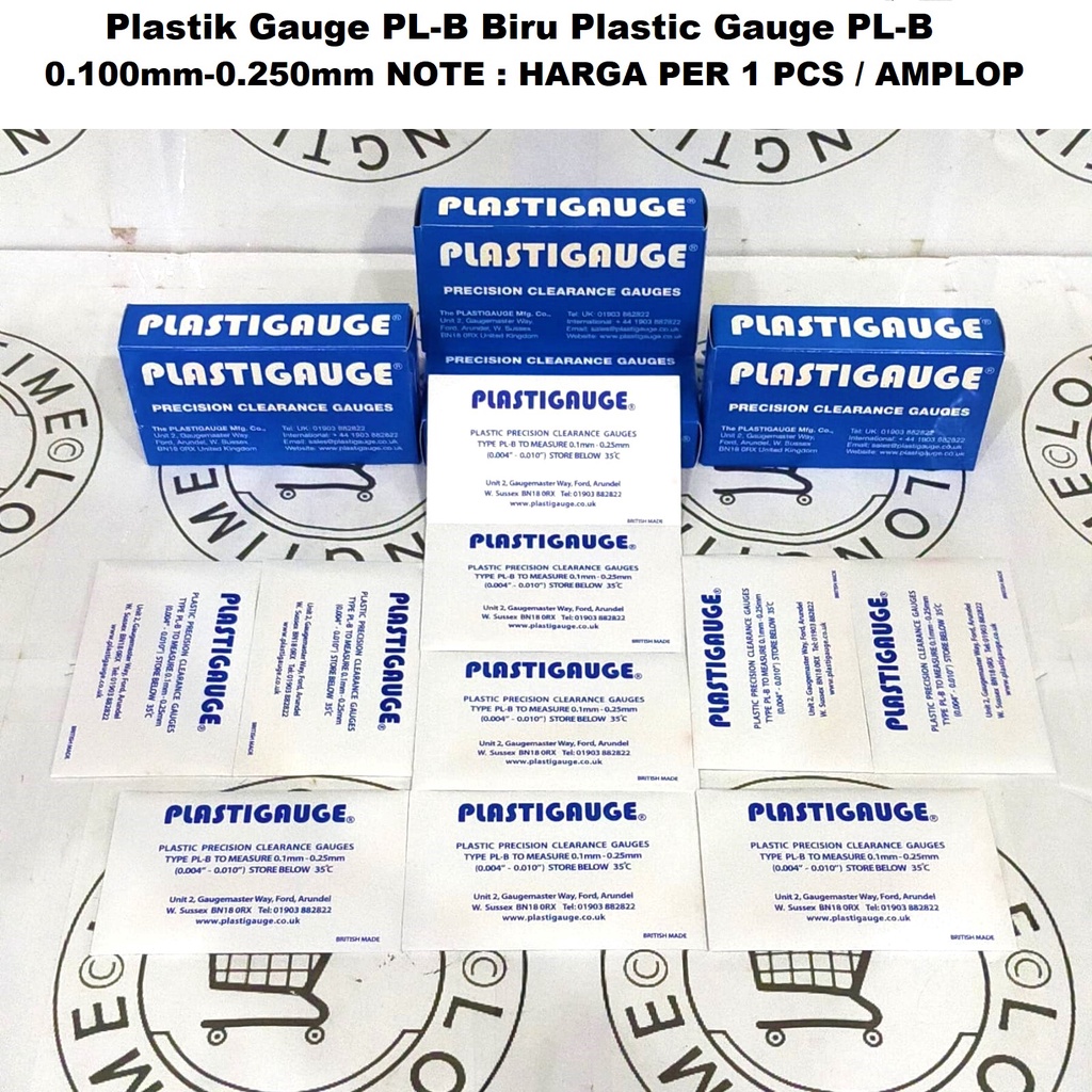 Jual Plastik Gauge PL-B PlastiGauge Biru Plastic Gauge PL-B 0.100mm-0 ...
