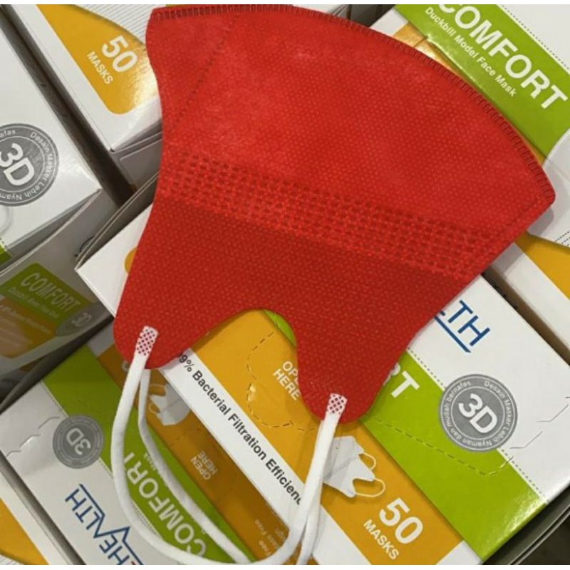 Jual masker ONE HEALTH duckbill 3 ply earloop isi 50 pcs per box ...